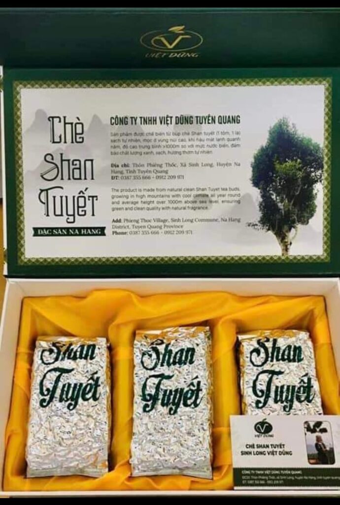 Chè Shan Tuyết Loại 1 – Gói 100gam – Đặc Sản Na Hang